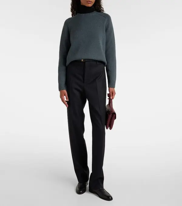 Loro Piana Parksville Cashmere Sweater - Grey