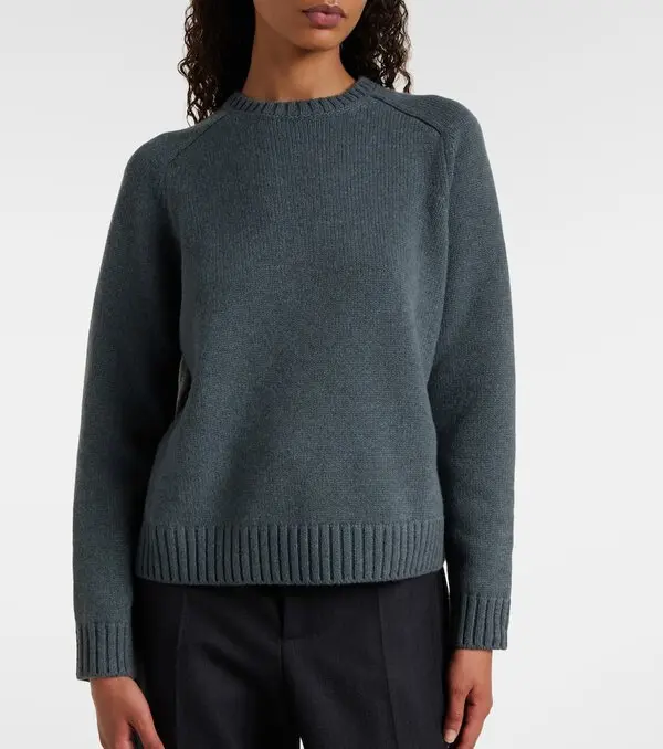 Loro Piana Parksville Cashmere Sweater - Grey