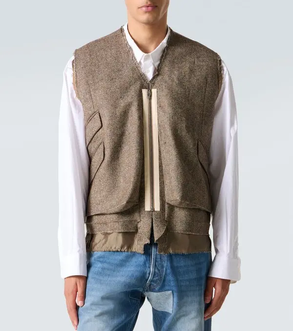 MAISON MARGIELA Wool Gilet