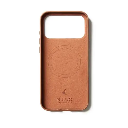 MUJJO Full Leather Wallet Case For Iphone 17 Pro Max - Tan