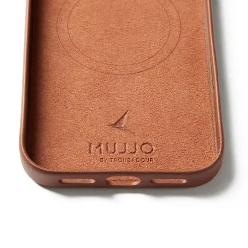 MUJJO Full Leather Wallet Case For Iphone 17 Pro Max - Tan