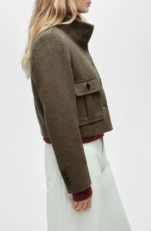 Mango Boxy Crop Jacket