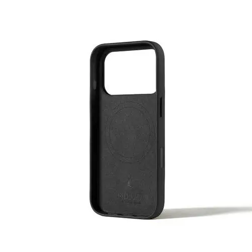 MUJJO Full Leather Wallet Case For Iphone 17 Pro - Black