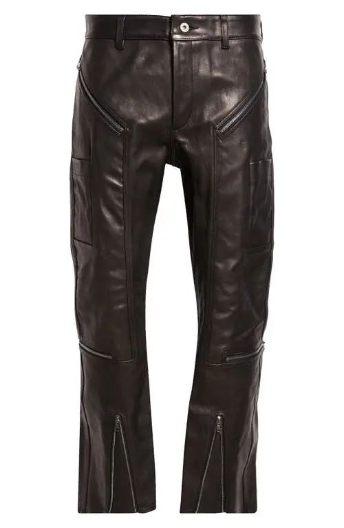 Rick Owens Concordians Headon Leather Jeans