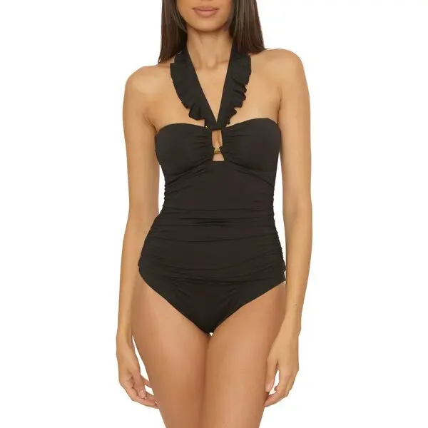 SOLUNA Sun Goddess Tankini Top - Black