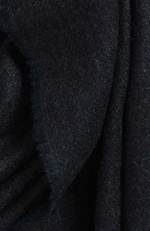 Canali Textured Cashmere Scarf - Navy