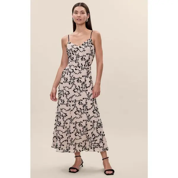 Rebecca Taylor Marisol Strappy Maxi Dress