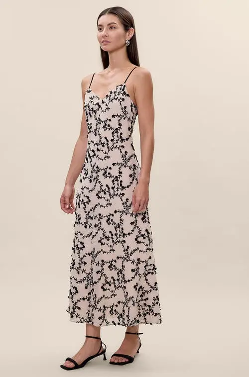 Rebecca Taylor Marisol Strappy Maxi Dress