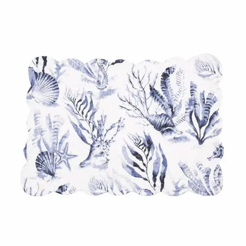 C&F HOME Midnight Lagoon Placemats Set Of 6