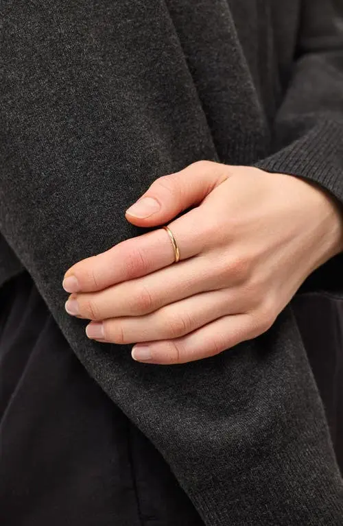 ANA LUISA Slim Band Ring - Gold
