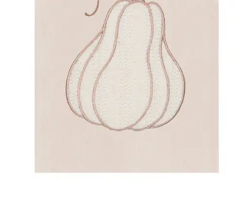 C&F HOME Cable-knit Gourd Fall Harvest Embroidered 100% Cotton Flour Sack Kitchen Towel