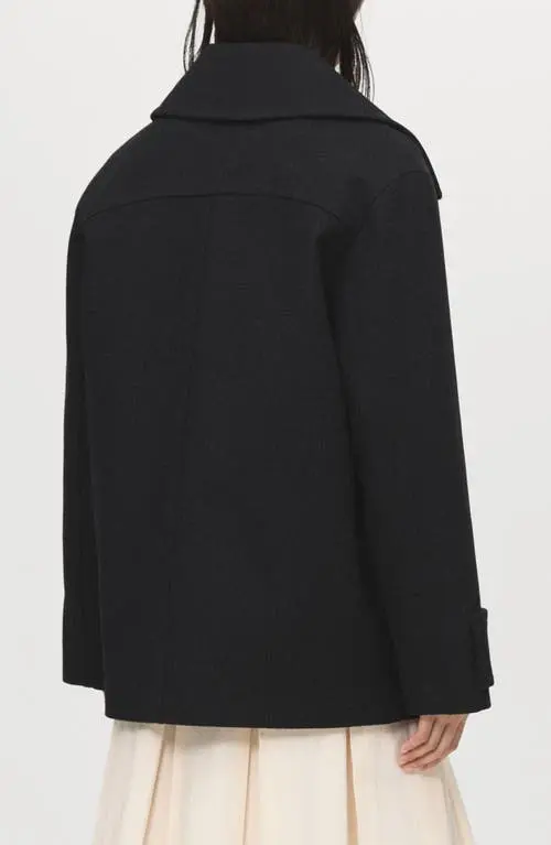 Mango Goya Double-breasted Blazer - Black