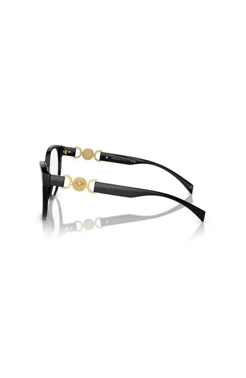 Versace 55mm Cat Eye Optical Glasses