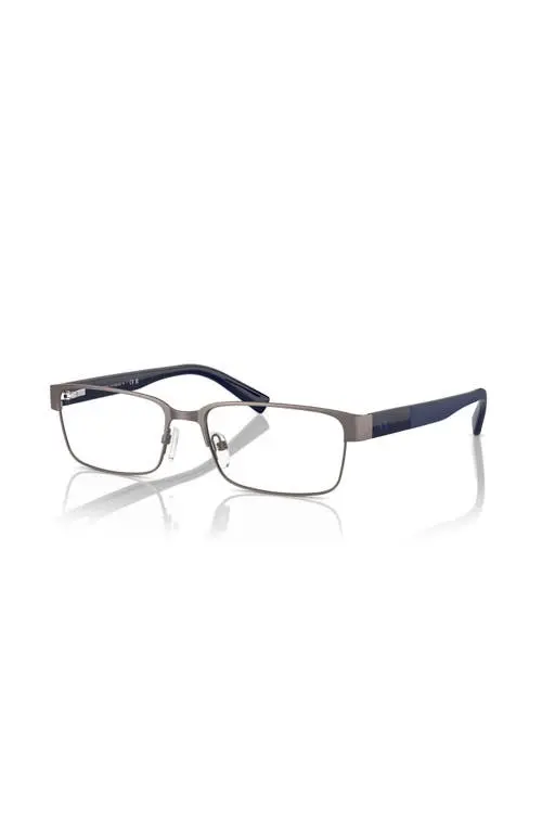 Armani Exchange 54mm Rectangle Eyeglasses - Grey