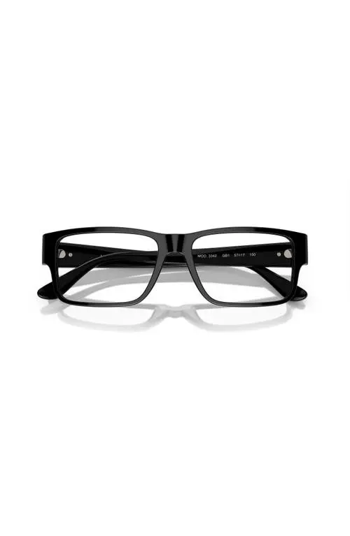 Versace 57mm Rectangle Optical Glasses