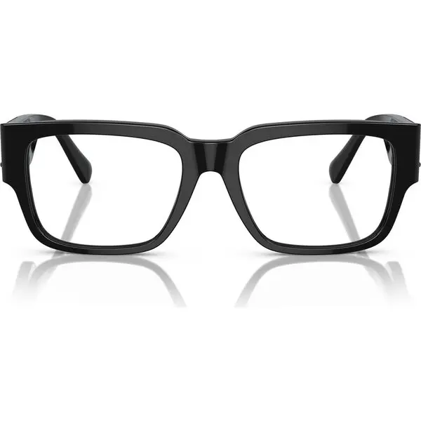 Versace 55mm Square Optical Glasses - Black