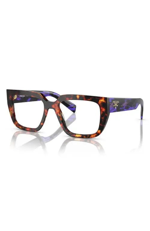 Prada Irregular Optical Glasses - Red