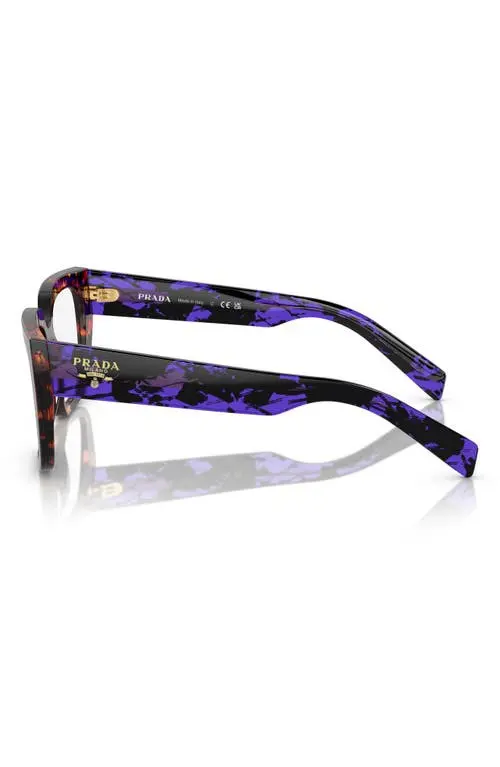 Prada Irregular Optical Glasses - Red