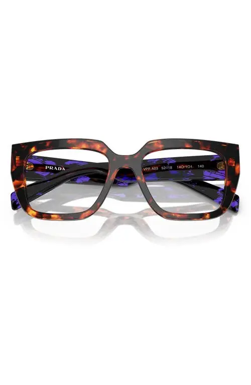 Prada Irregular Optical Glasses - Red