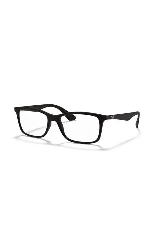 Ray-ban 54mm Square Optical Glasses - Black