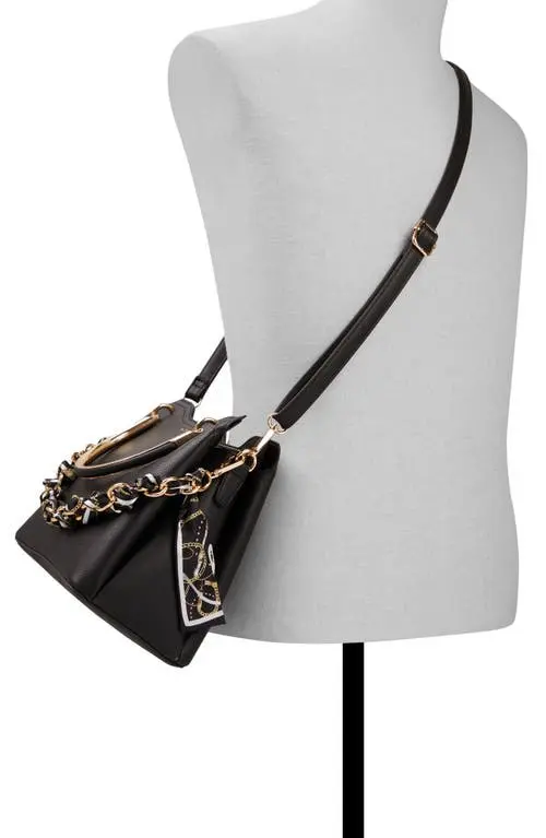 Aldo Arrayan Faux Leather Satchel - Black