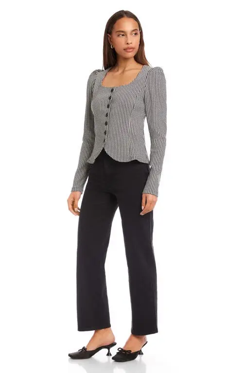 Fifteen Twenty Puff Sleeve Top