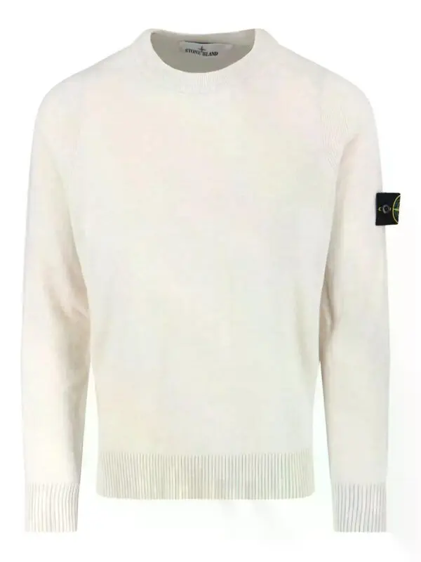 Stone Island Virgin Wool Sweater - Neutrals
