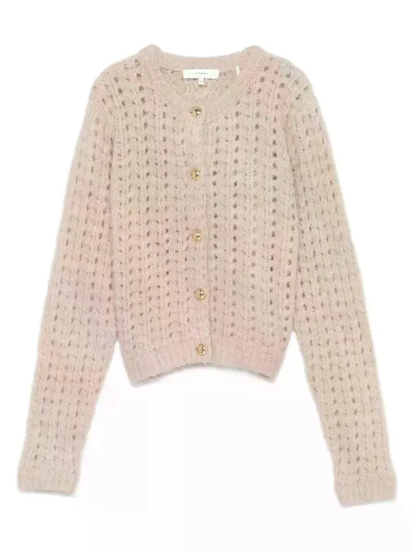 FRAME Cable-knit Cardigan