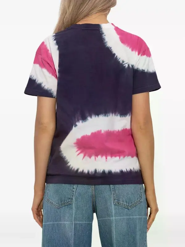 A BATHING APE Tie-dye Logo T-shirt