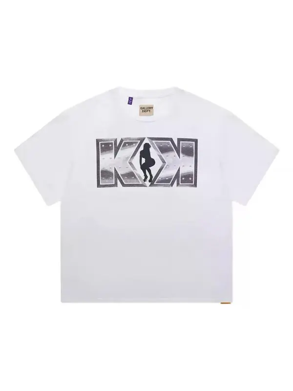 GALLERY DEPT. Graphic-print Cotton T-shirt - White