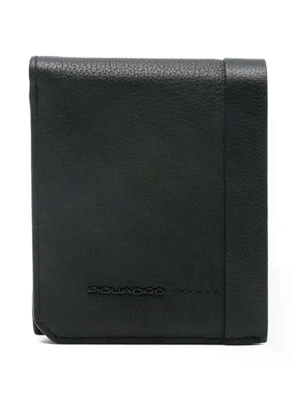 PIQUADRO Leather Wallet - Black