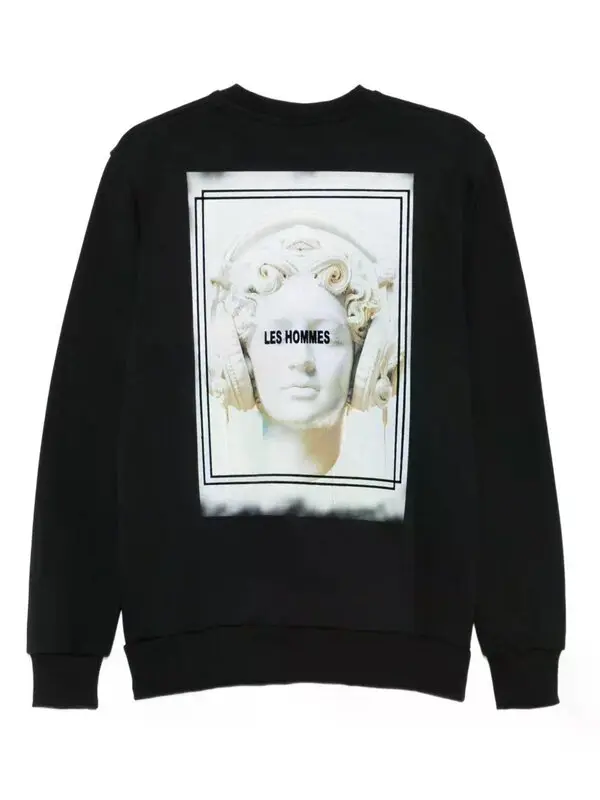 LES HOMMES Logo-print Sweatshirt