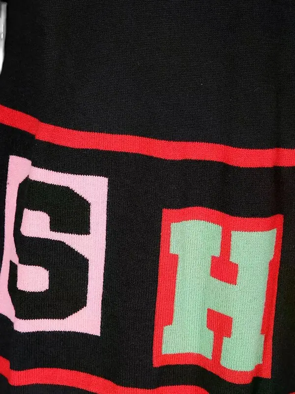Comme Des Garçons Embroidered Crew-neck Sweater