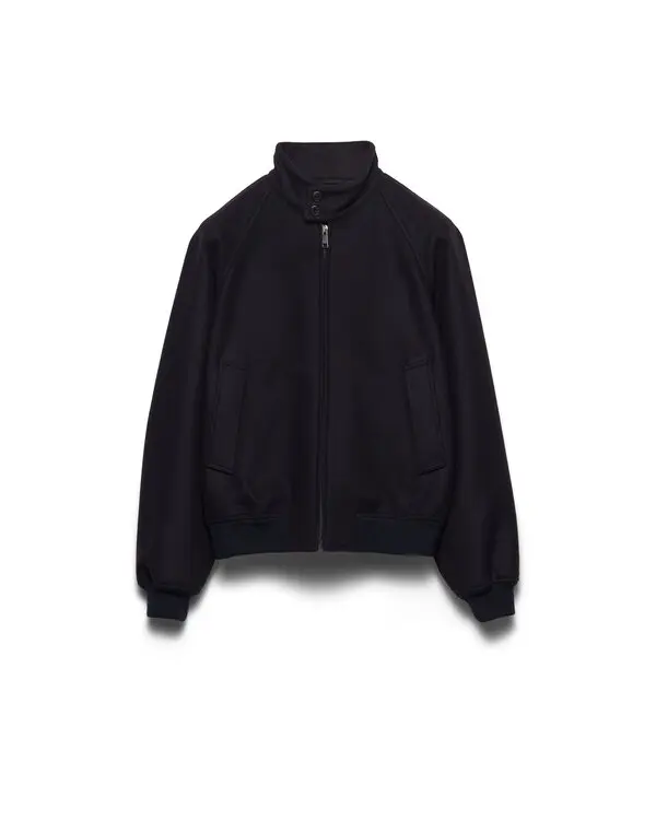 Prada Wool And Cashmere Jacket - Blue