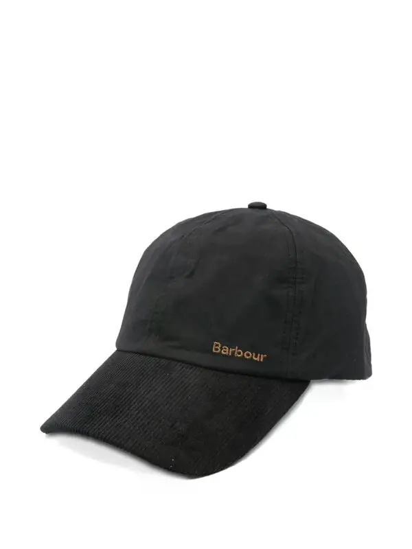 Barbour Corduroy-brim Cap - Black
