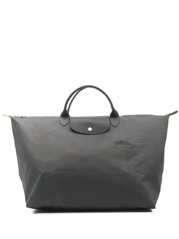 Longchamp Le Pliage Green Travel Bag - Grey