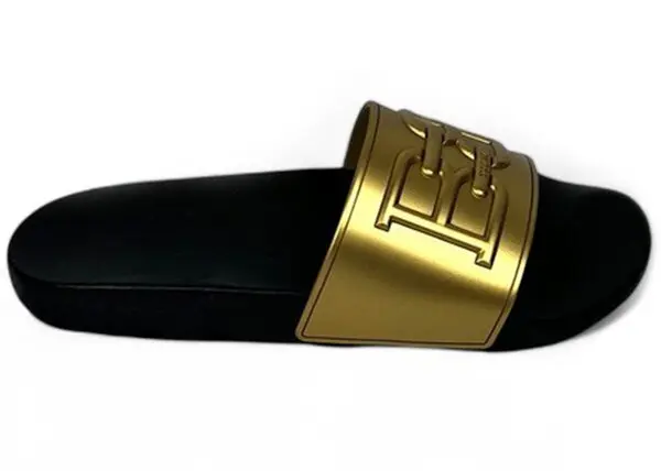 Bally Scotty Rubber Sandal - Gold/black