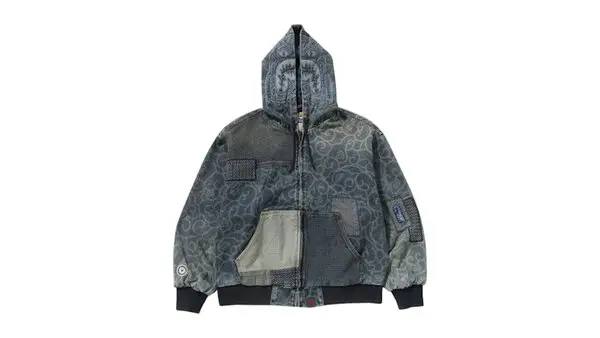 A BATHING APE Cloud Camo Jacquard Upcycled Active Jacket