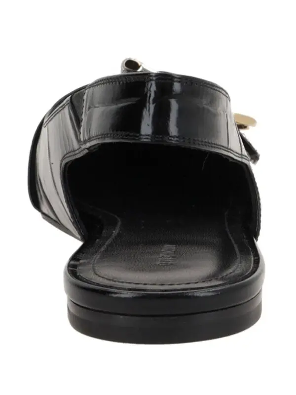 Givenchy Voyou Leather Slingback Ballerinas - Black