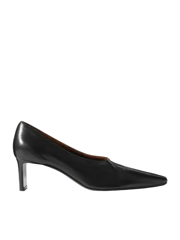 Khaite Cecilia Leather Pumps - Black