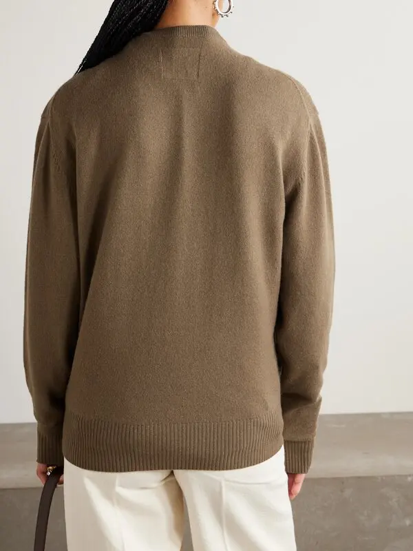 TOTEME Cashmere Slim-fit Sweater - Brown
