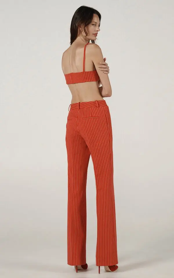 Oriane 1986 The Bralette Cropped Top - Red