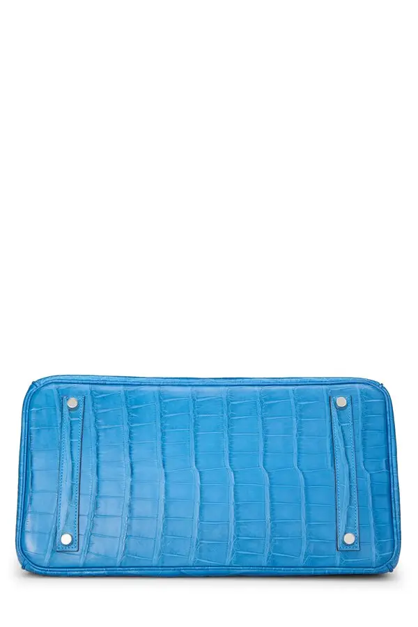 Hermès Matte Alligator Birkin 35 - Mykonos