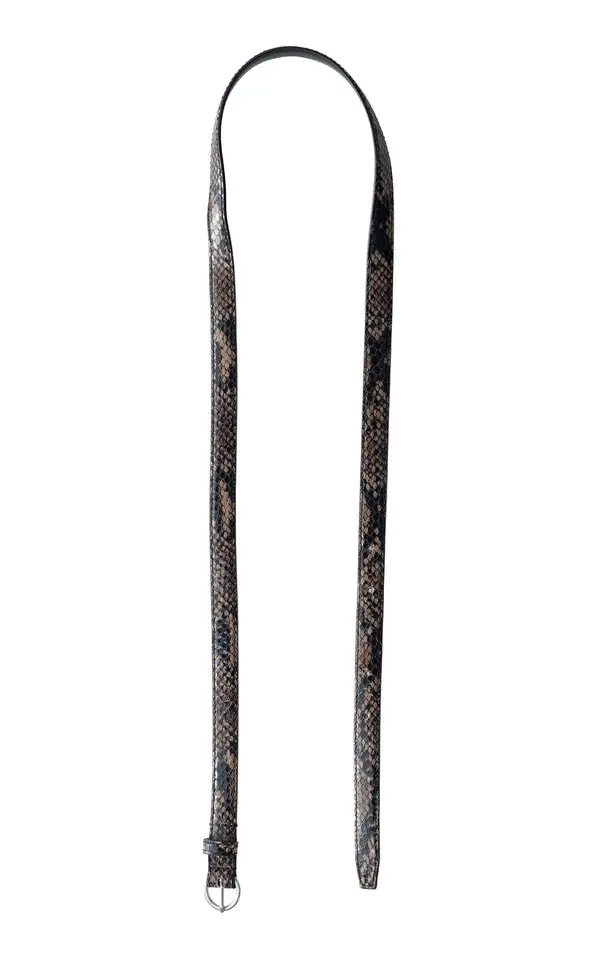 ST. AGNI Minimal Slim Belt - Python