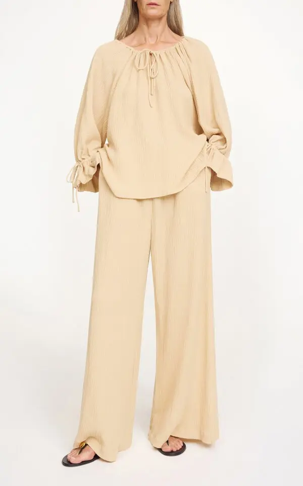 BY MALENE BIRGER Dicte Weave Top - Nude