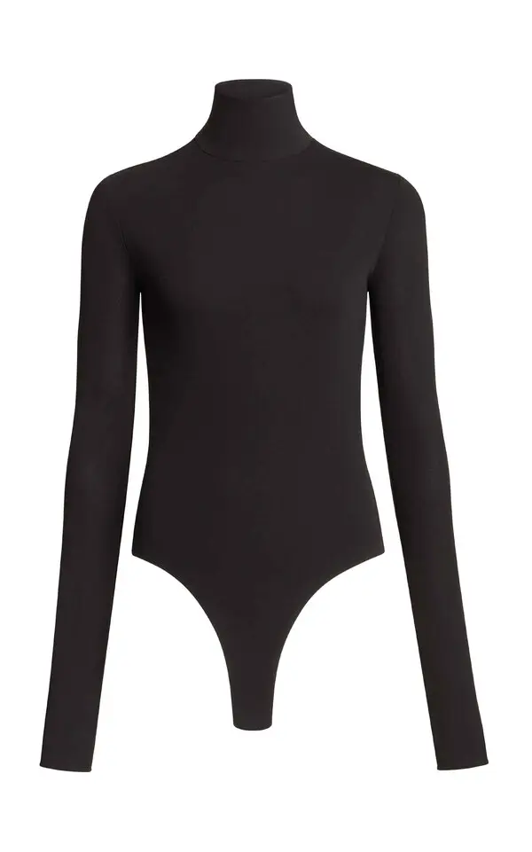 Alaïa Heart Cut-out Bodysuit - Black