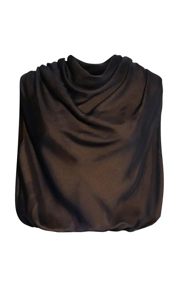 KALLMEYER Naia Draped Silk Top