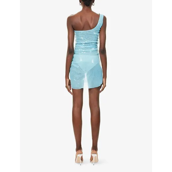cultnaked sequin dress Museum jumpsuit in Tan