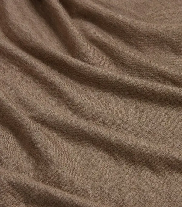 Dunhill Superfine Cashmere Long-sleeve Polo Shirt - Neutral