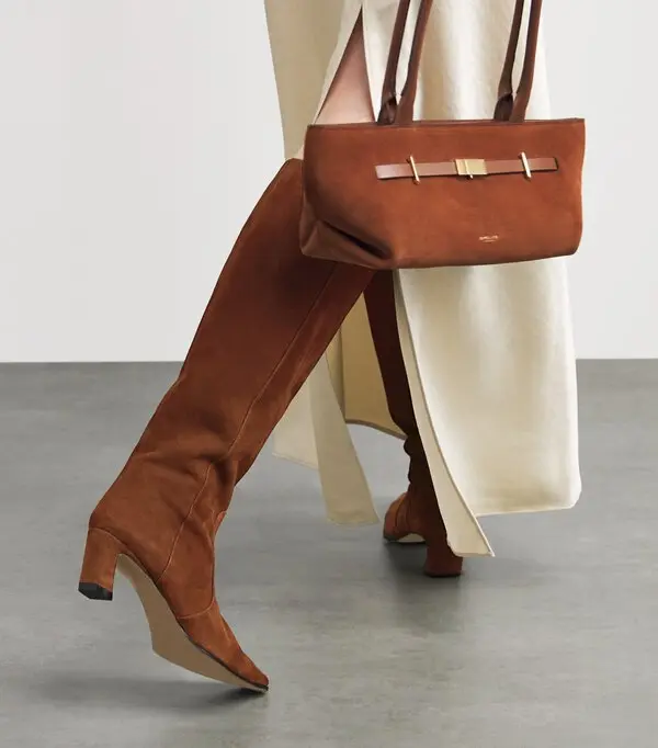 STUART WEITZMAN Suede Knee-high Boots